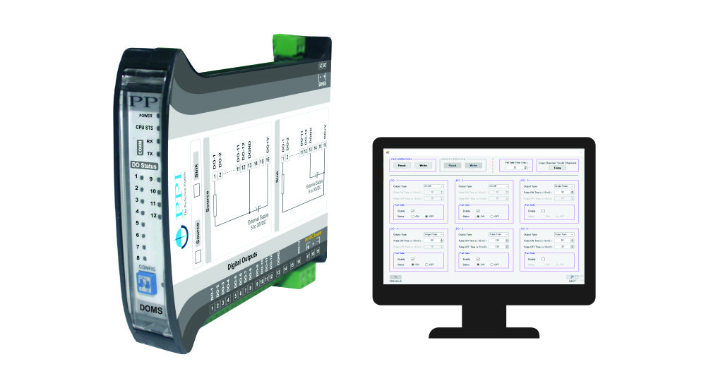 12 Channel MODBUS to Digital Converter | Digital Output Module