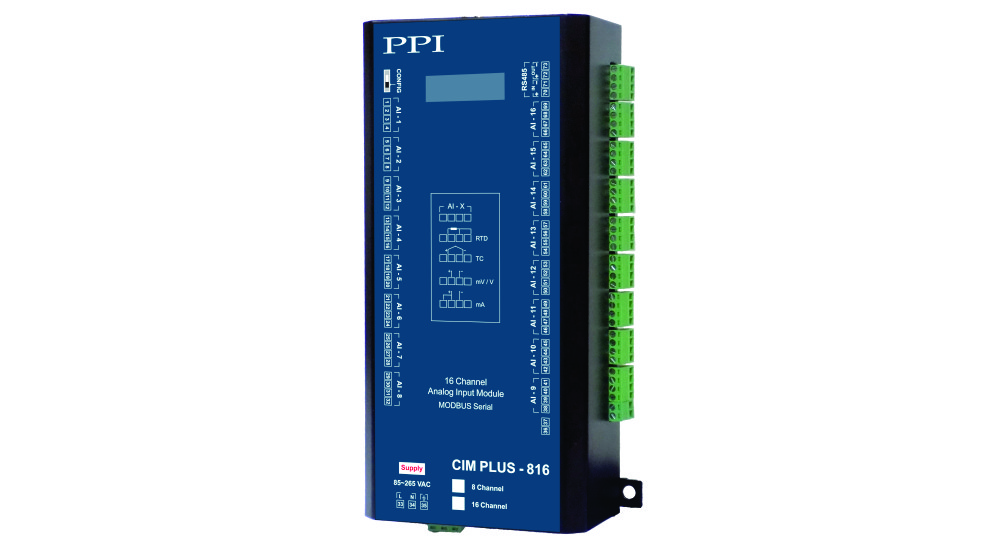 Analog Input Module With Modbus | Data Acquisition Systems PPI